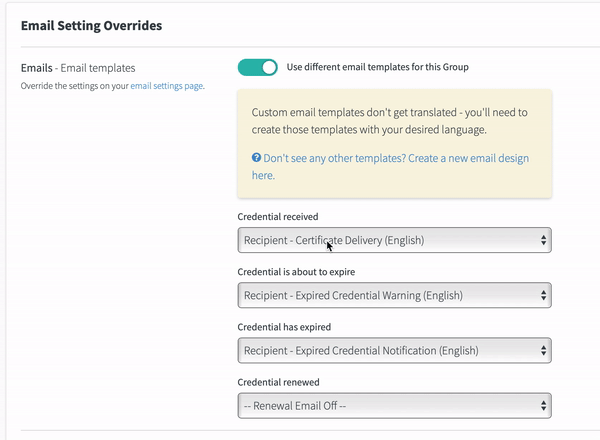 Legacy Emails Sending System - Can I Add a Custom Email Template to a ...