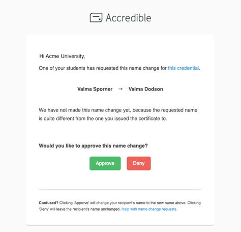 How Do I Manage Name Change Requests?