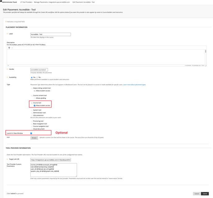 Blackboard Ultra LTI Setup Continuation