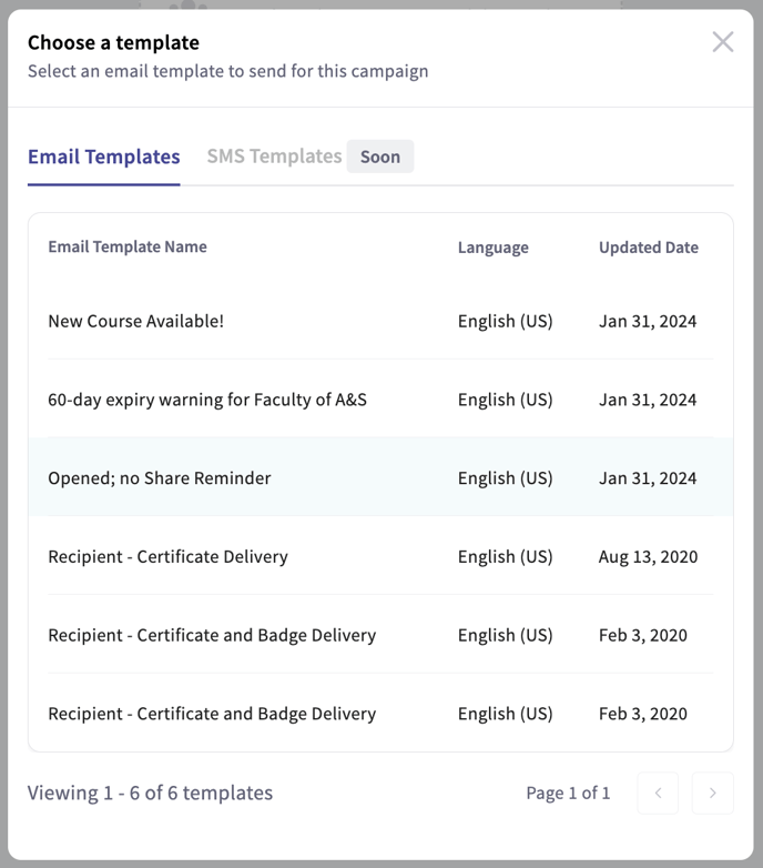 Creating Email Campaigns