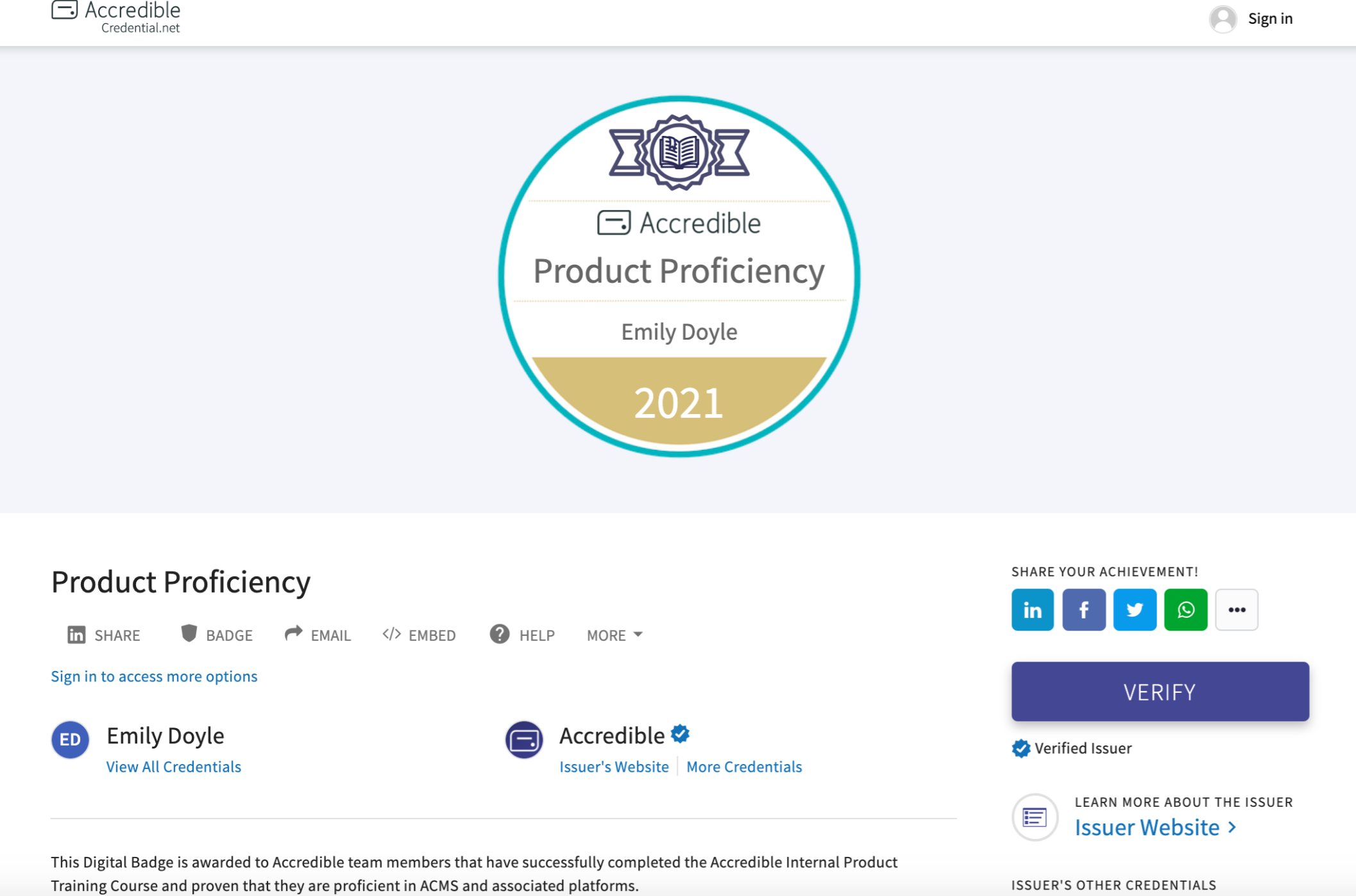 How are Credentials Issued Through the Thinkific Integration with Accredible?