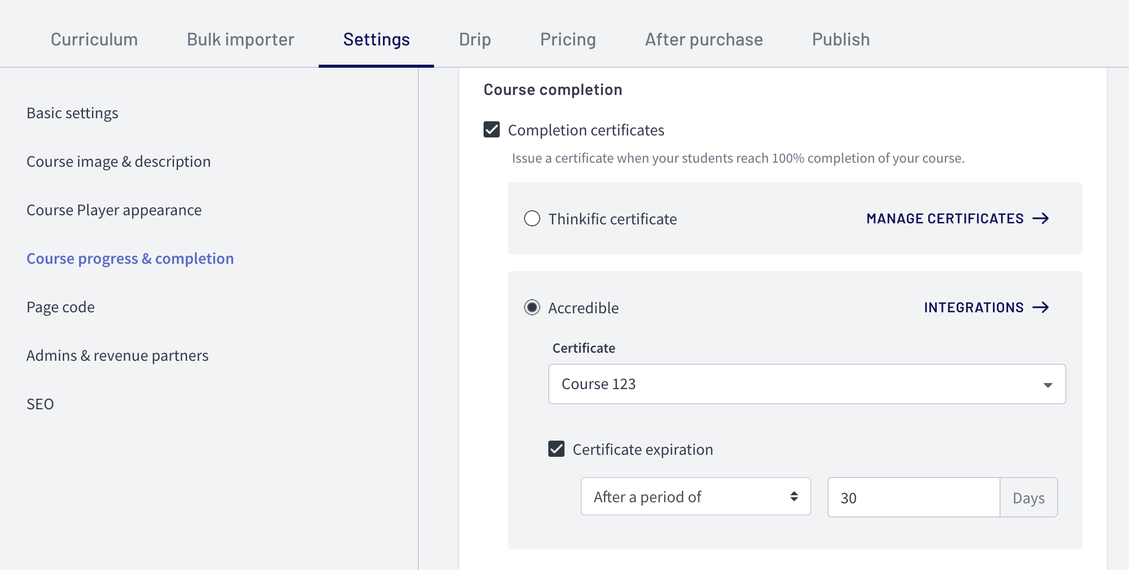 How Do I Set Up the Thinkific Integration with Accredible?