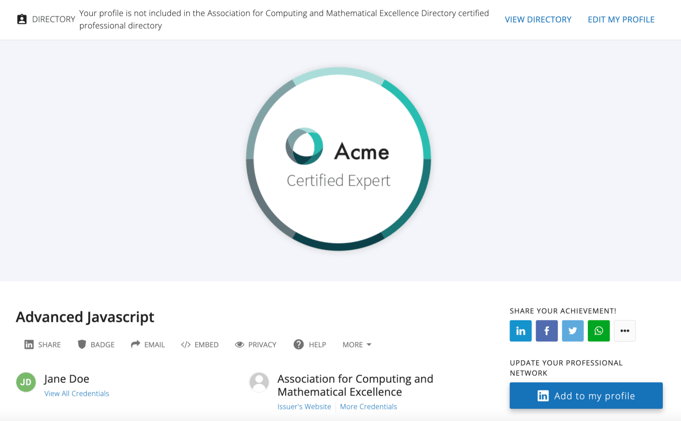 How Do I Setup My Directory Profile?