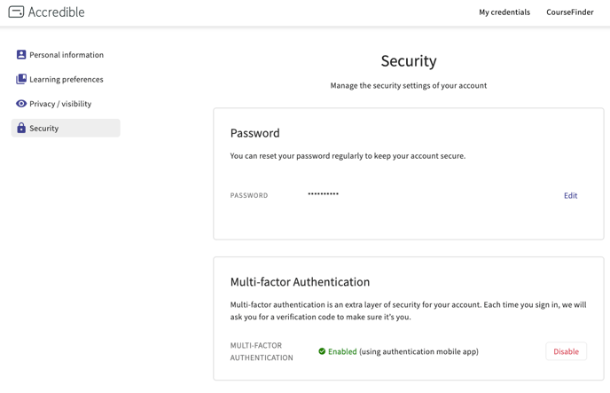 Multi-Factor Authentication (MFA) For Recipients