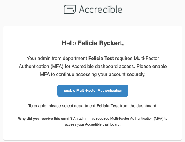 Multi-Factor Authentication (MFA) For Issuers